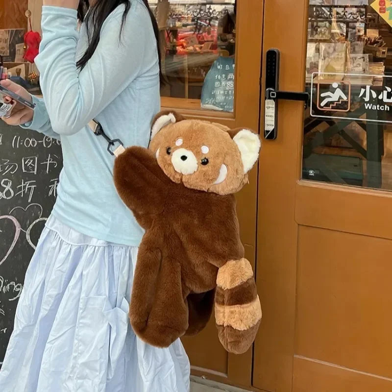 Red Panda Plush Backpack | StarkTrends