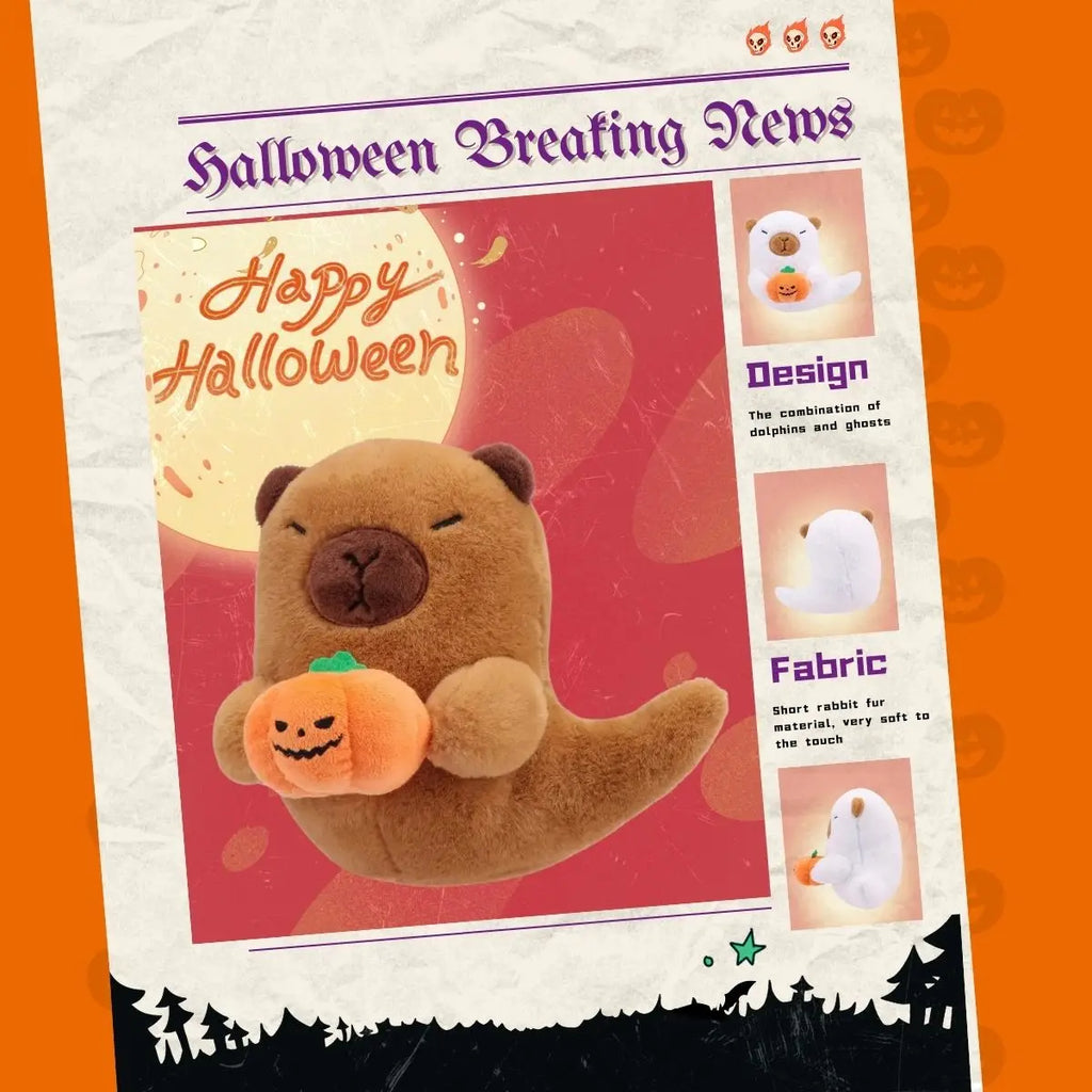 Ghost Capybara Plush | StarkTrends