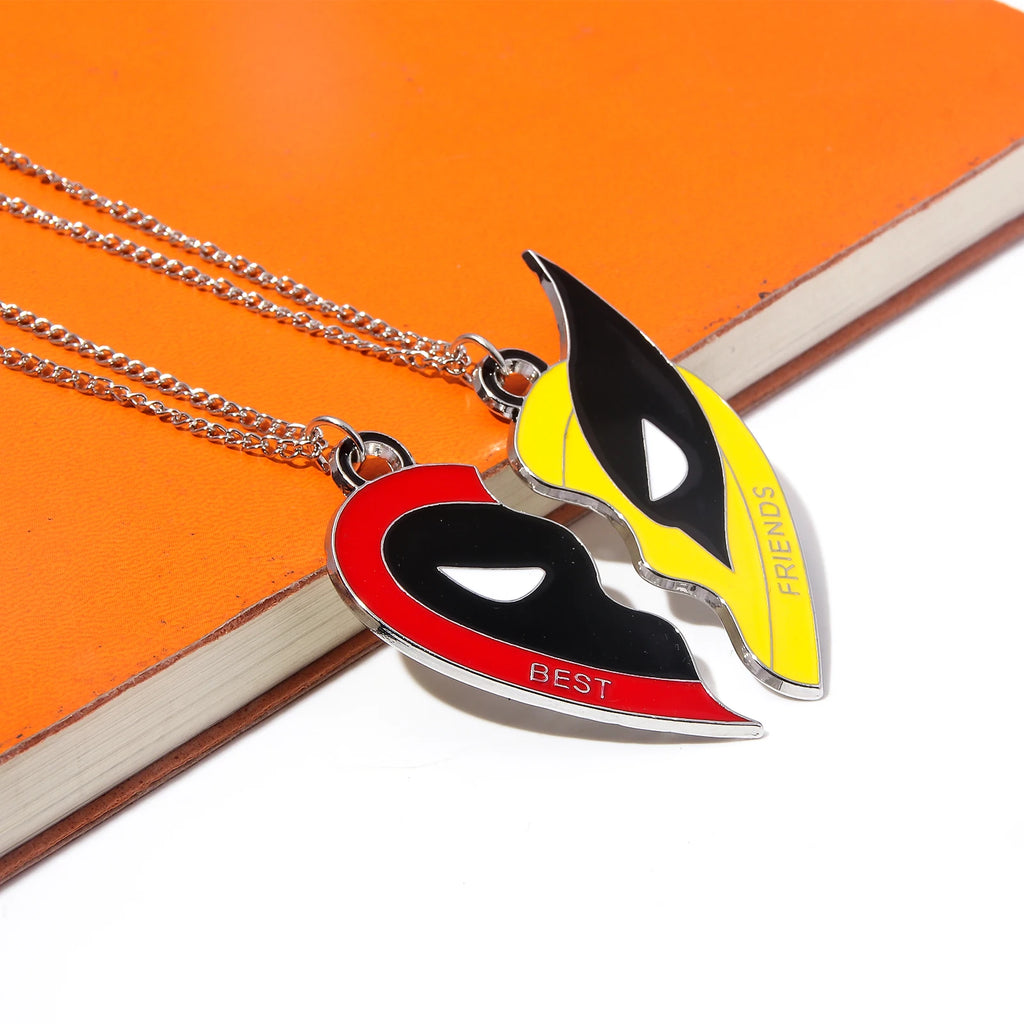 Deadpool and Wolverine Best Friends Necklace | StarkTrends